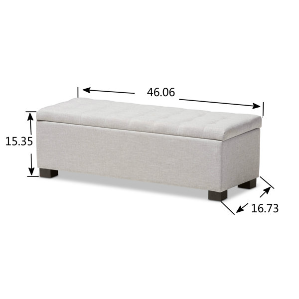 Latitude Run® Kareem Upholstered Flip Top Storage Bench And Reviews Wayfair